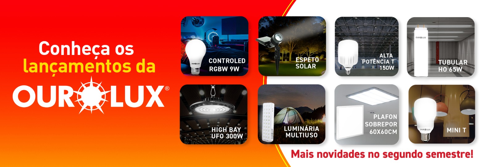 A marca líder em Produtos para Iluminação - Ourolux