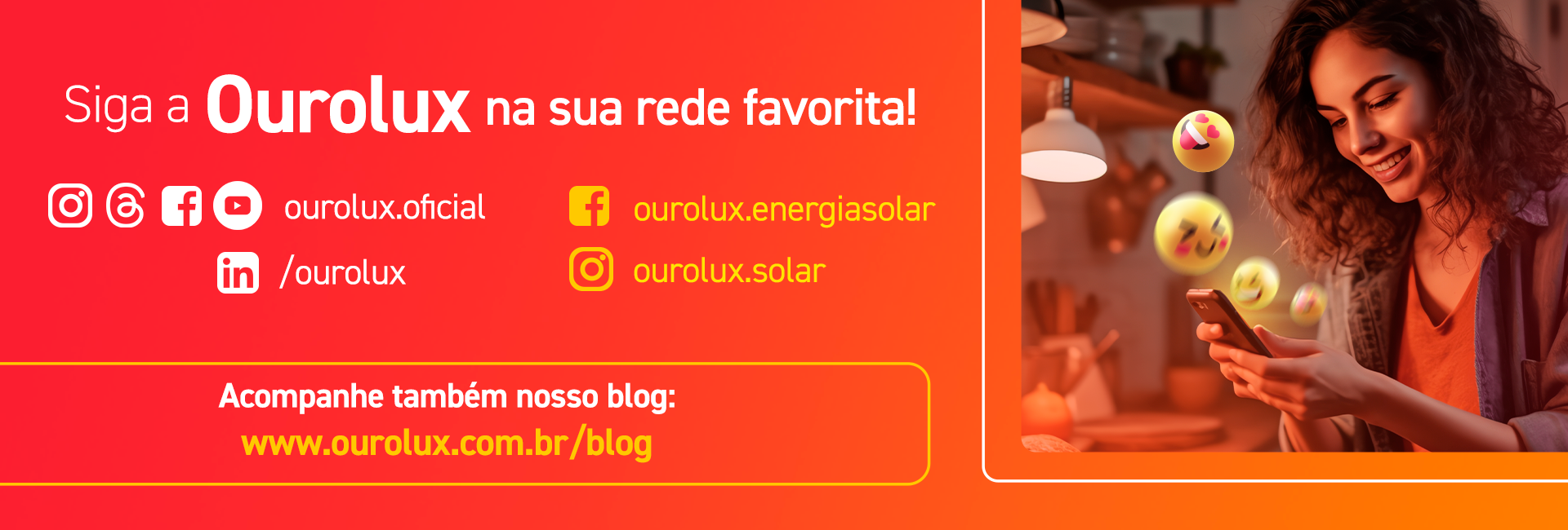 A marca líder em Produtos para Iluminação - Ourolux