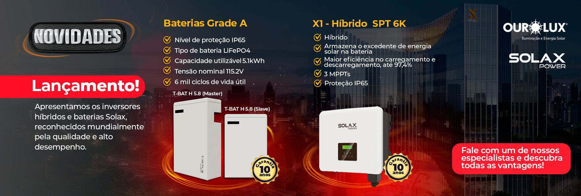 A marca líder em Produtos para Iluminação - Ourolux